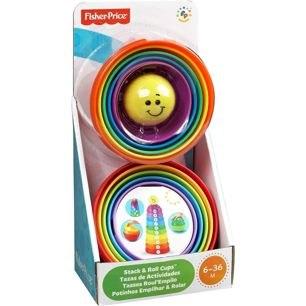 Fisher-Price Baby Stacking & Nesting Stack & Roll Cups, Set of 10 – S&D ...