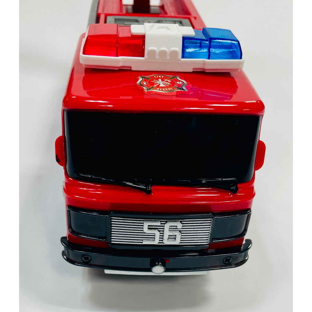 Mega Machines Fire Rescue Truck Engine 56 with Sirens & Flashing Light ...