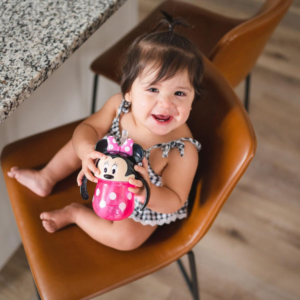 The First Years Disney Minnie Mouse Trainer Straw Cup - Disney Toddler ...