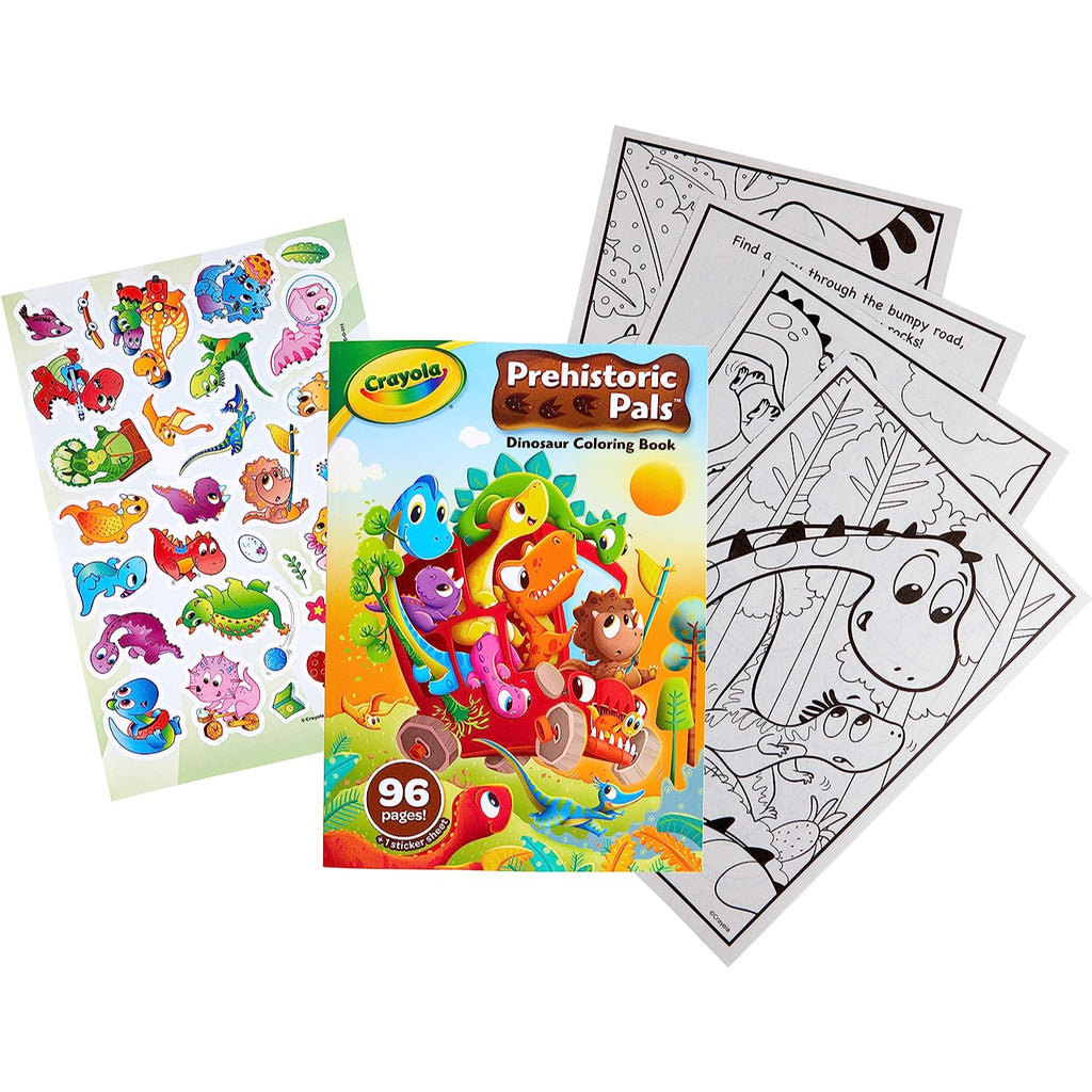 Crayola Dinosaur Coloring Book, 96 Coloring Pages – S&D Kids