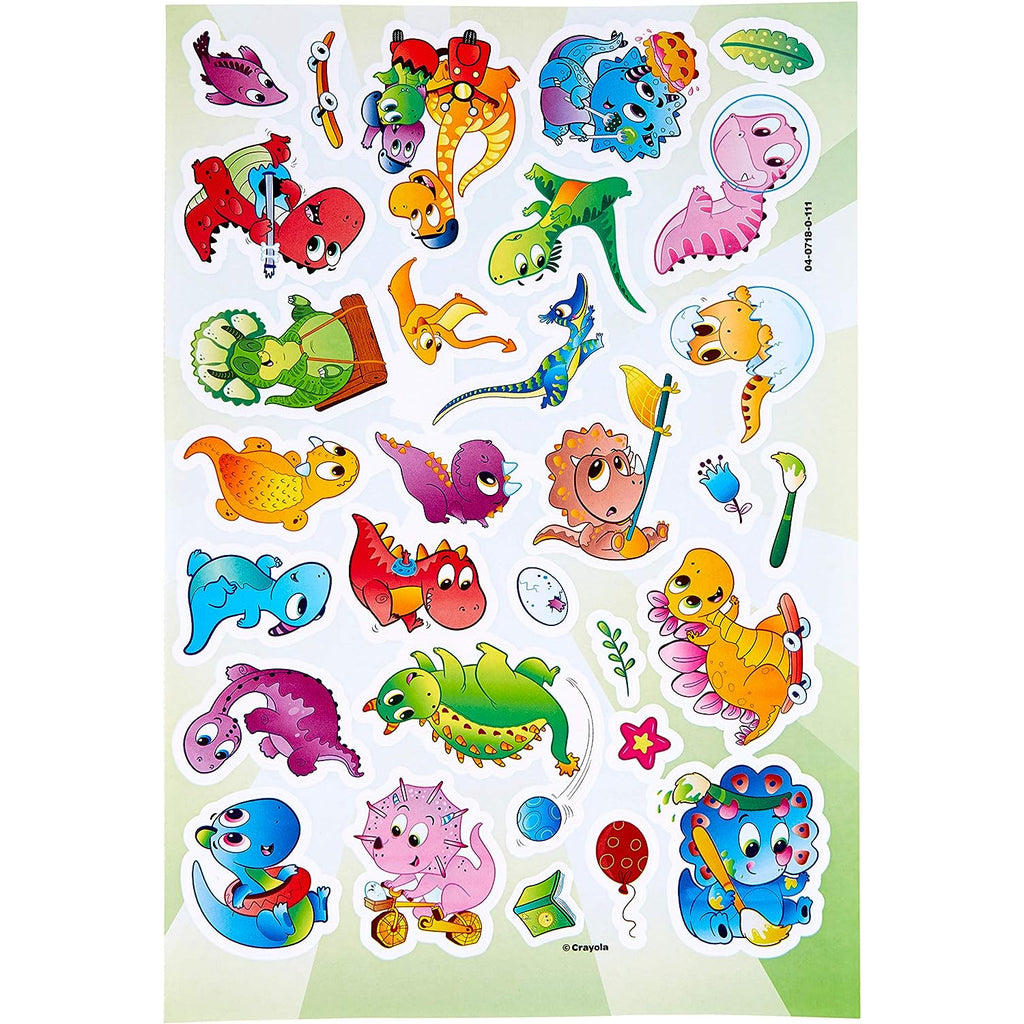 Crayola Dinosaur Coloring Book, 96 Coloring Pages – S&D Kids