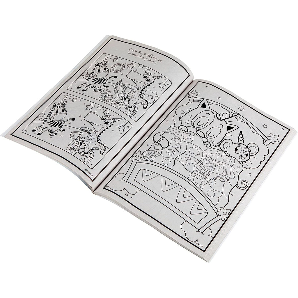 Crayola Uni-Creatures Coloring Book, 96 Unicorn Coloring Pages, Gift f ...