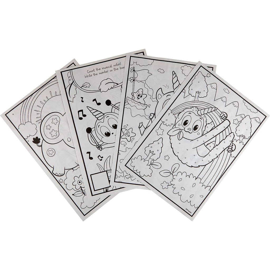 Crayola Uni-Creatures Coloring Book, 96 Unicorn Coloring Pages, Gift f ...