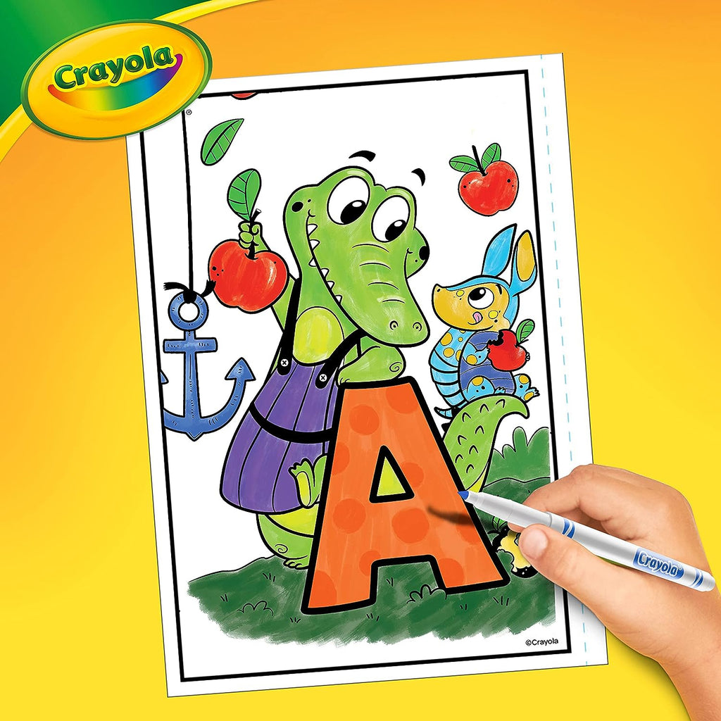 Crayola Alpha Pets Coloring Pages and Stickers, Number & Alphabet Colo ...