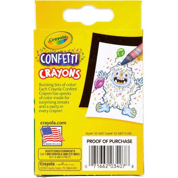 Crayola 24 ct. Confetti Crayons – S&D Kids