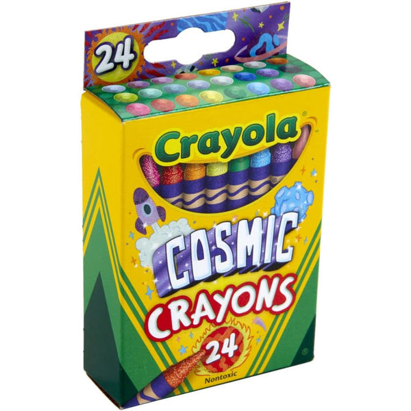Crayola 24 ct Cosmic Crayons, Pearl & Glitter Colors – S&D Kids