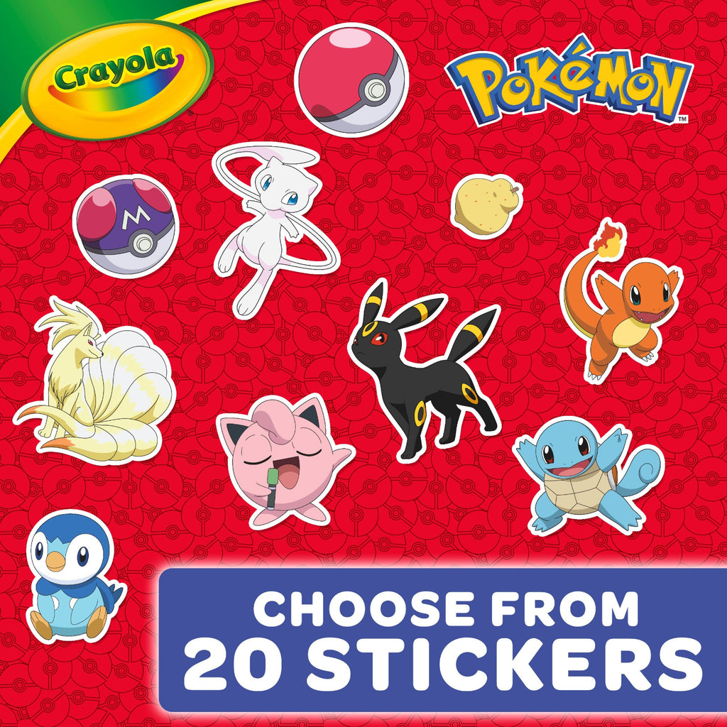 Crayola Coloring Book-Pokemon, 96 Pages – S&D Kids