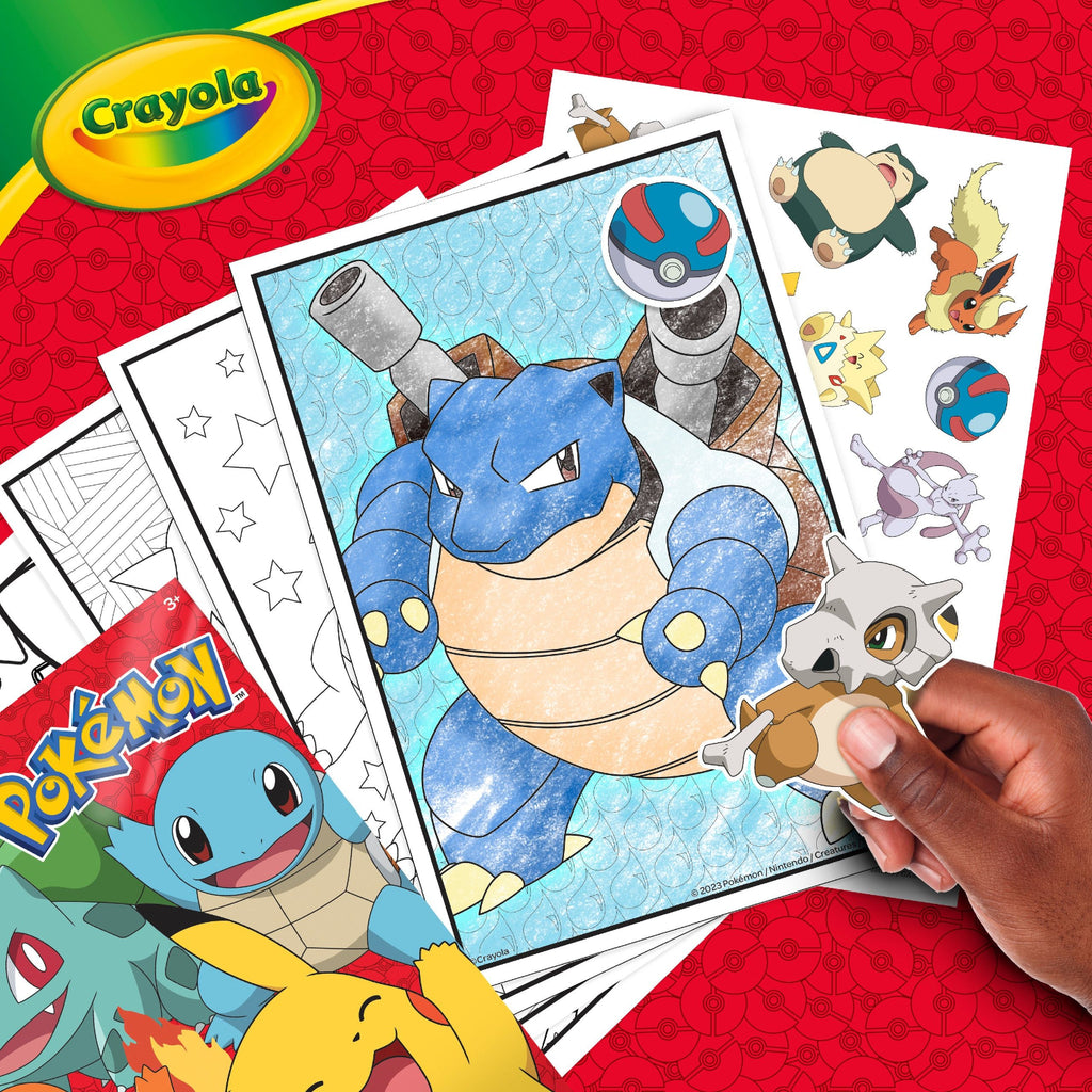 Crayola Coloring Book-Pokemon, 96 Pages – S&D Kids