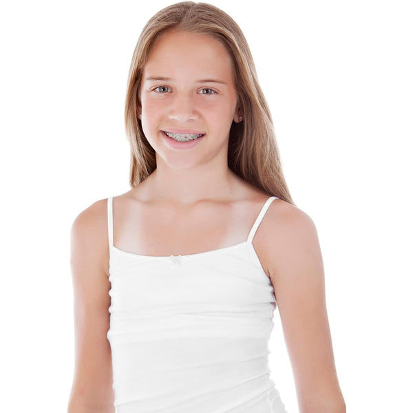 Cyndeelee Girls 2-14 Cotton Camisoles, 6-Pack – S&D Kids