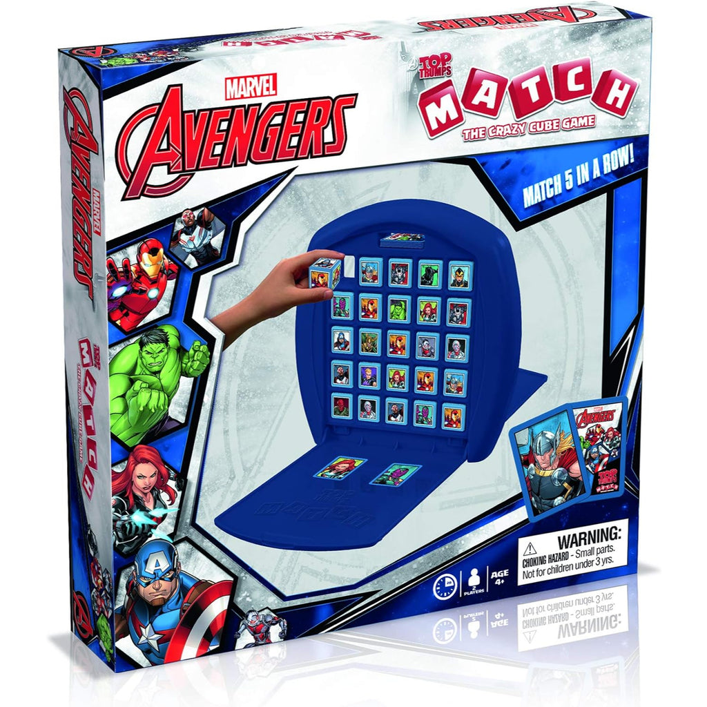 Marvel Avengers MATCH The Crazy Cube Game ''Match 5 to Win'' – S&D Kids