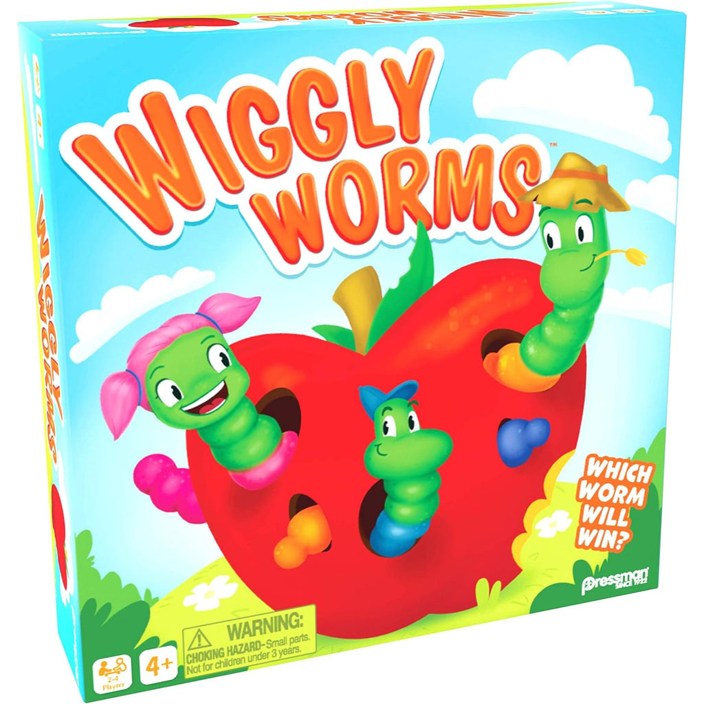 Pressman Wiggly Worms Game - Color Matching Memory Preschool Game – S&D ...