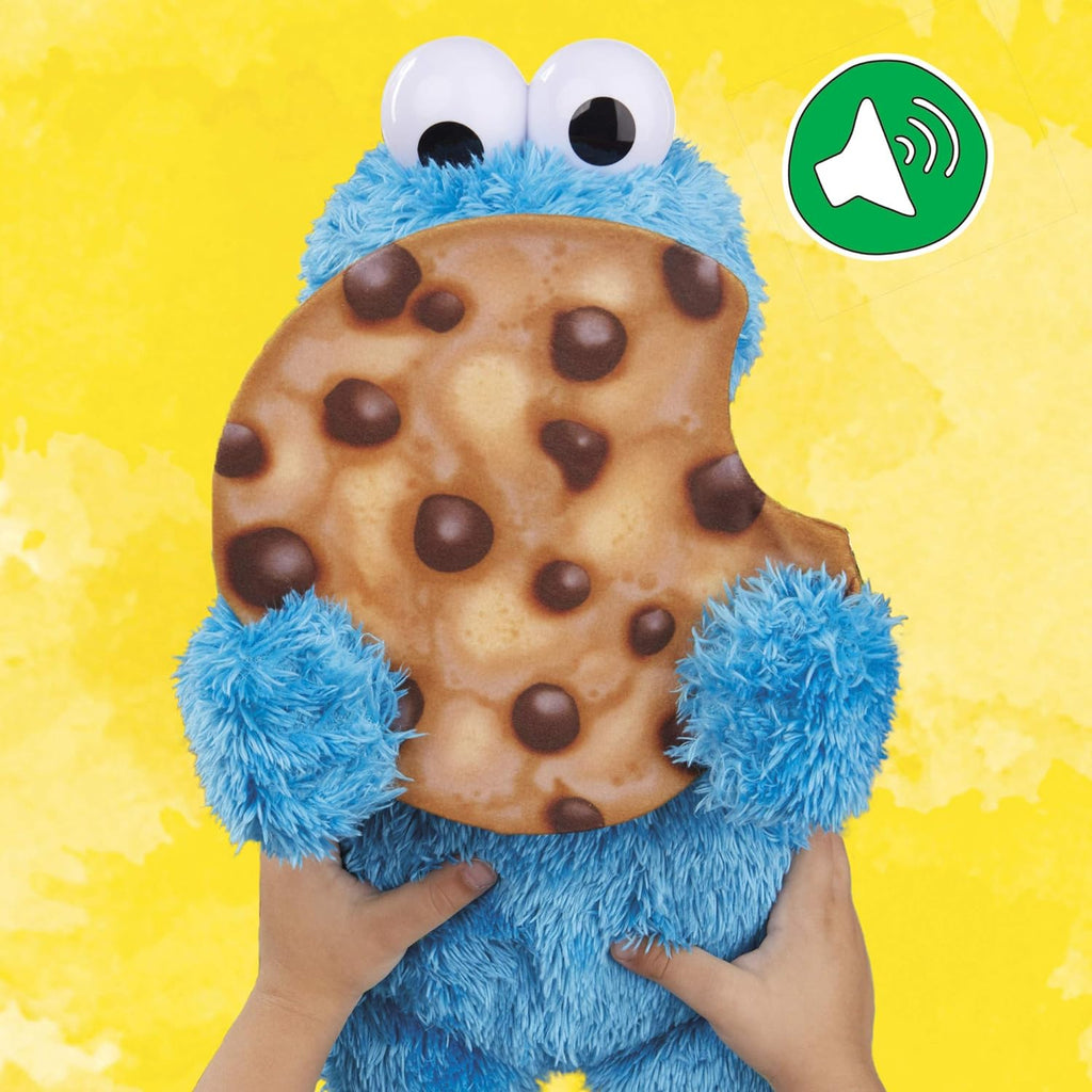 Sesame Street Peekaboo Cookie Monster Talking 13-Inch Plush Toy – S&D Kids