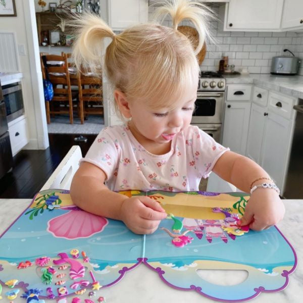 Melissa and Doug Puffy Sticker Play Set: Mermaid – S&D Kids