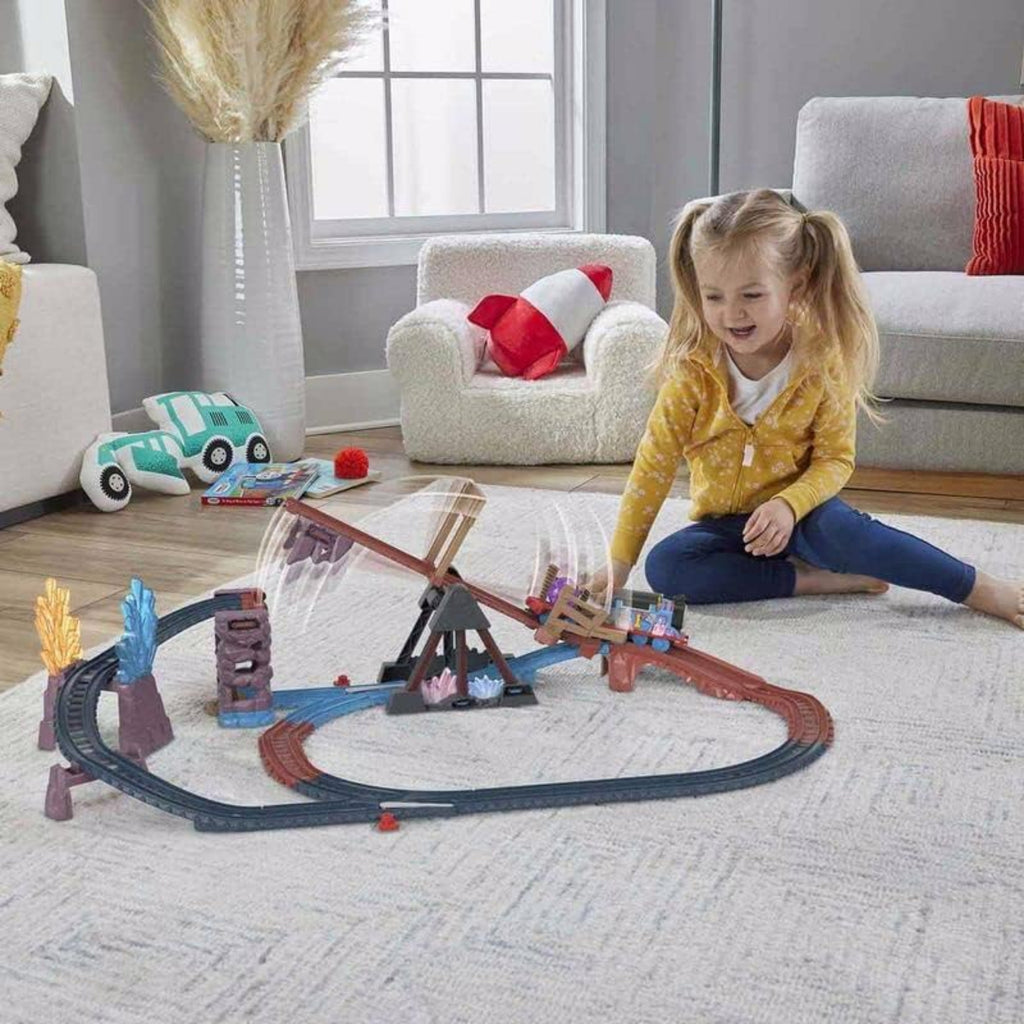 Fisher Price Thomas & Friends Crystal Caves Adventure Set With Motoriz ...