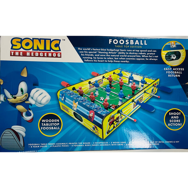 Sonic the Hedgehog Wooden Table Top Foosball, Ages 6+ Years – S&D Kids