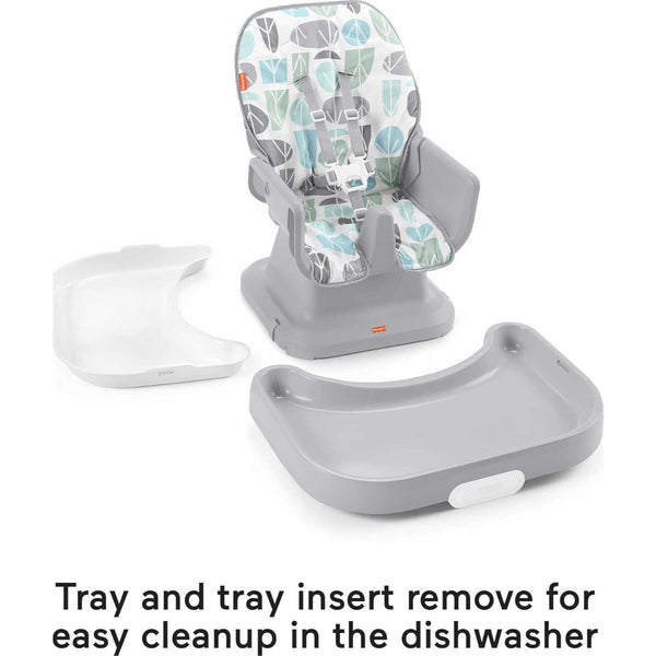 Fisher Price Spacesaver Simple Clean High Chair- Pebble Stream – S&D Kids