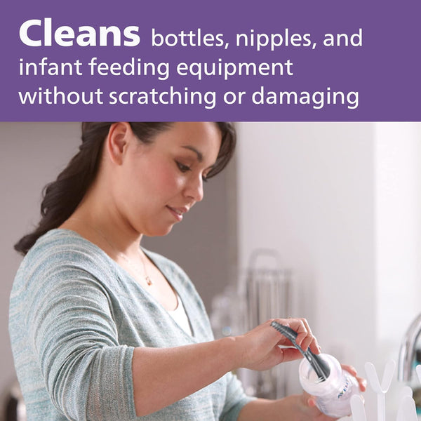 Philips Avent Bottle and Nipple Brush, Grey – S&D Kids