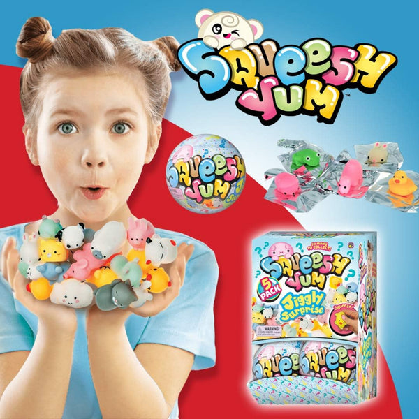 Ja-Ru Mini Mochi Squishy Animals Mystery Ball, Slow Rise Squishies for ...