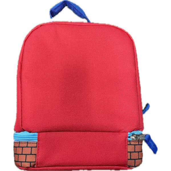 Bioworld Super Mario Bros. Square Double Compartment Insulated Lunch B ...