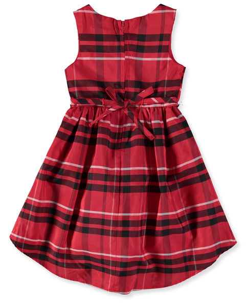 Youngland Girls 2T-4T Shrug Plaid Dress – S&D Kids