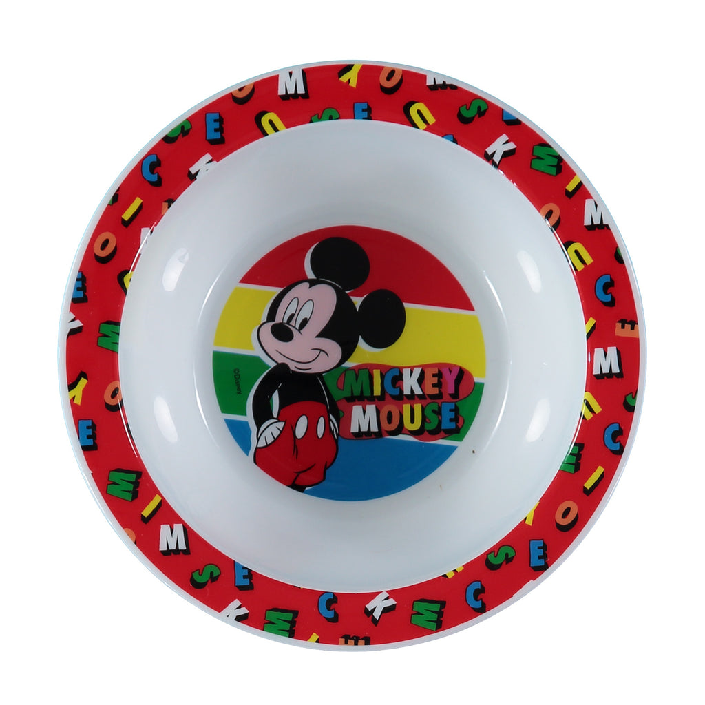Disney Baby Mickey Mouse 3-Piece Dinner Set: Plate, Bowl and Cup – S&D Kids