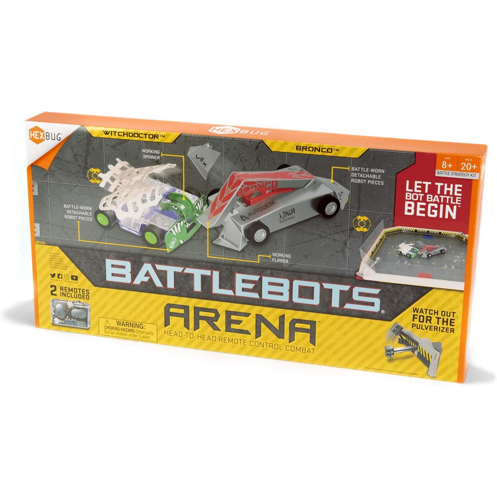 HEXBUG BattleBots Arena Bronco & Witch Doctor – S&D Kids