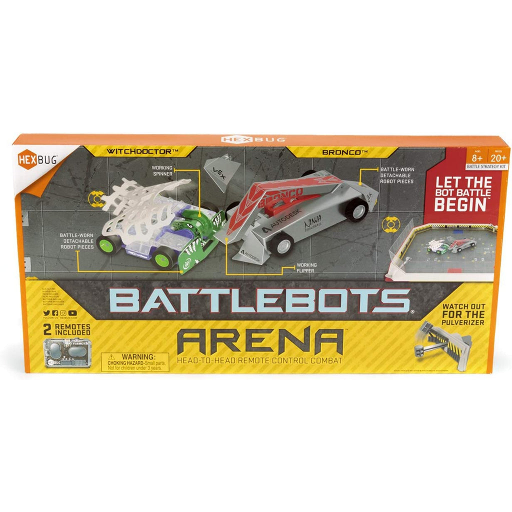 HEXBUG BattleBots Arena Bronco & Witch Doctor – S&D Kids