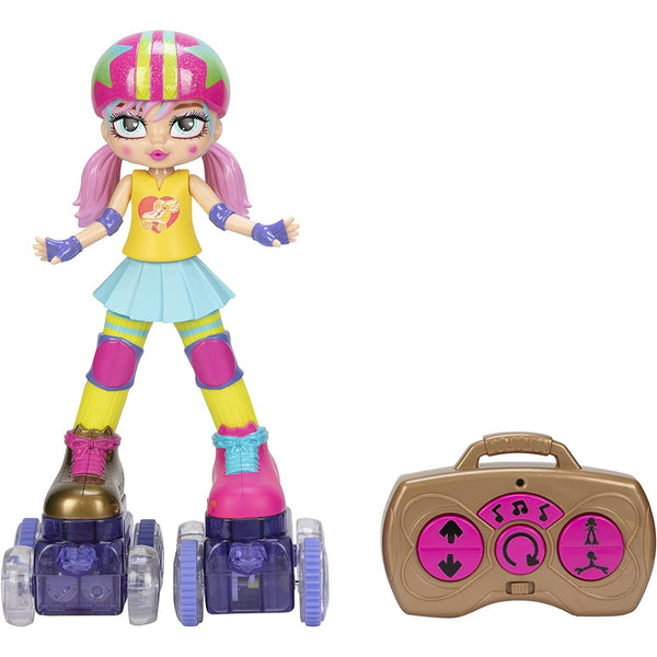 Rock N Rollerskate Doll Rainbow Riley Light Up Remote Control Rollersk ...