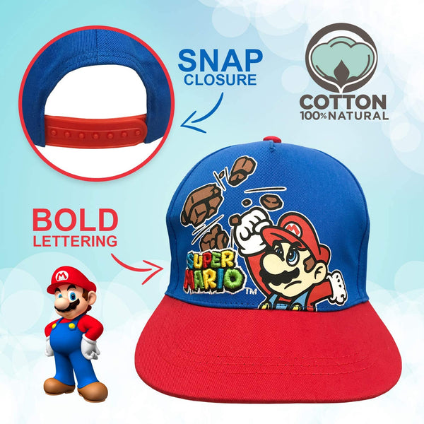 Nintendo Super Mario Baseball Cap, 4-7 – S&D Kids