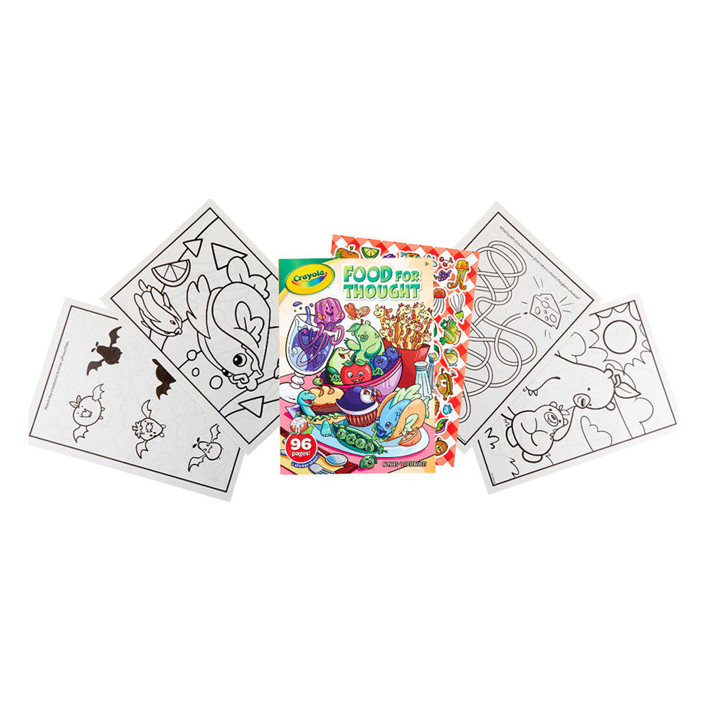 Crayola Food for Thought Coloring Book – S&D Kids