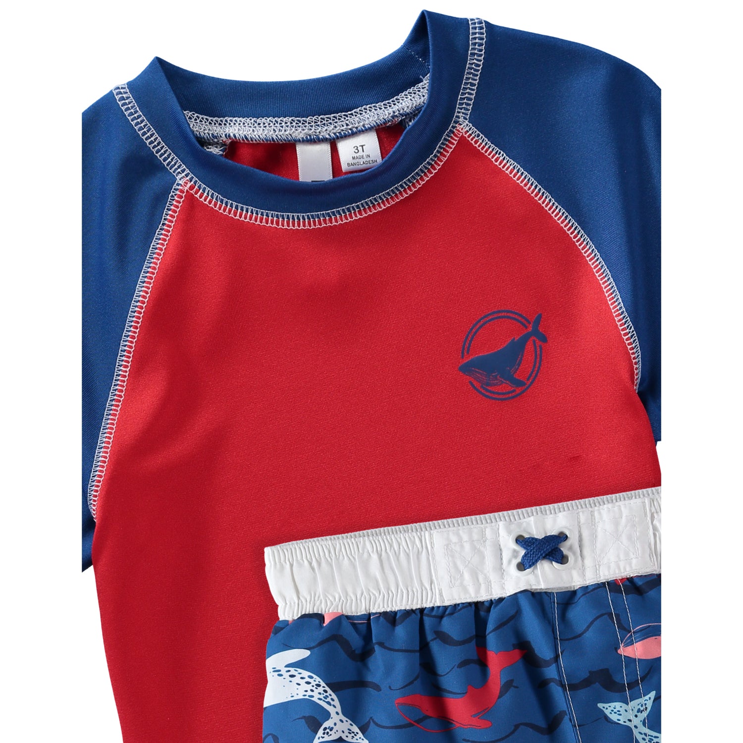 KIMU Boys 12-24 Months Whale 2-Piece Rashguard Set – S&D Kids