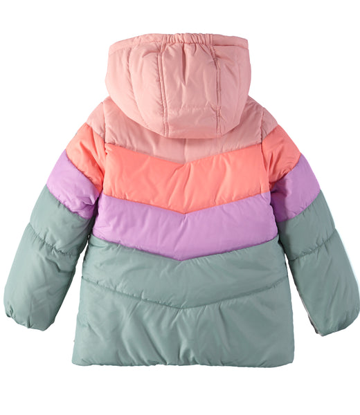 Osh Kosh Girls 7-16 Colorblock Puffer Jacket – S&D Kids