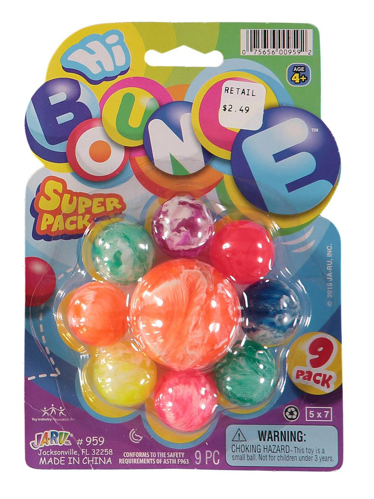 Ja-Ru Hi-Bounce Super Bounce Balls – S&D Kids