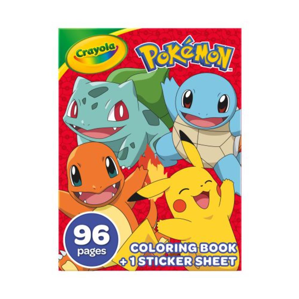 Crayola Coloring Book-Pokemon, 96 Pages – S&D Kids