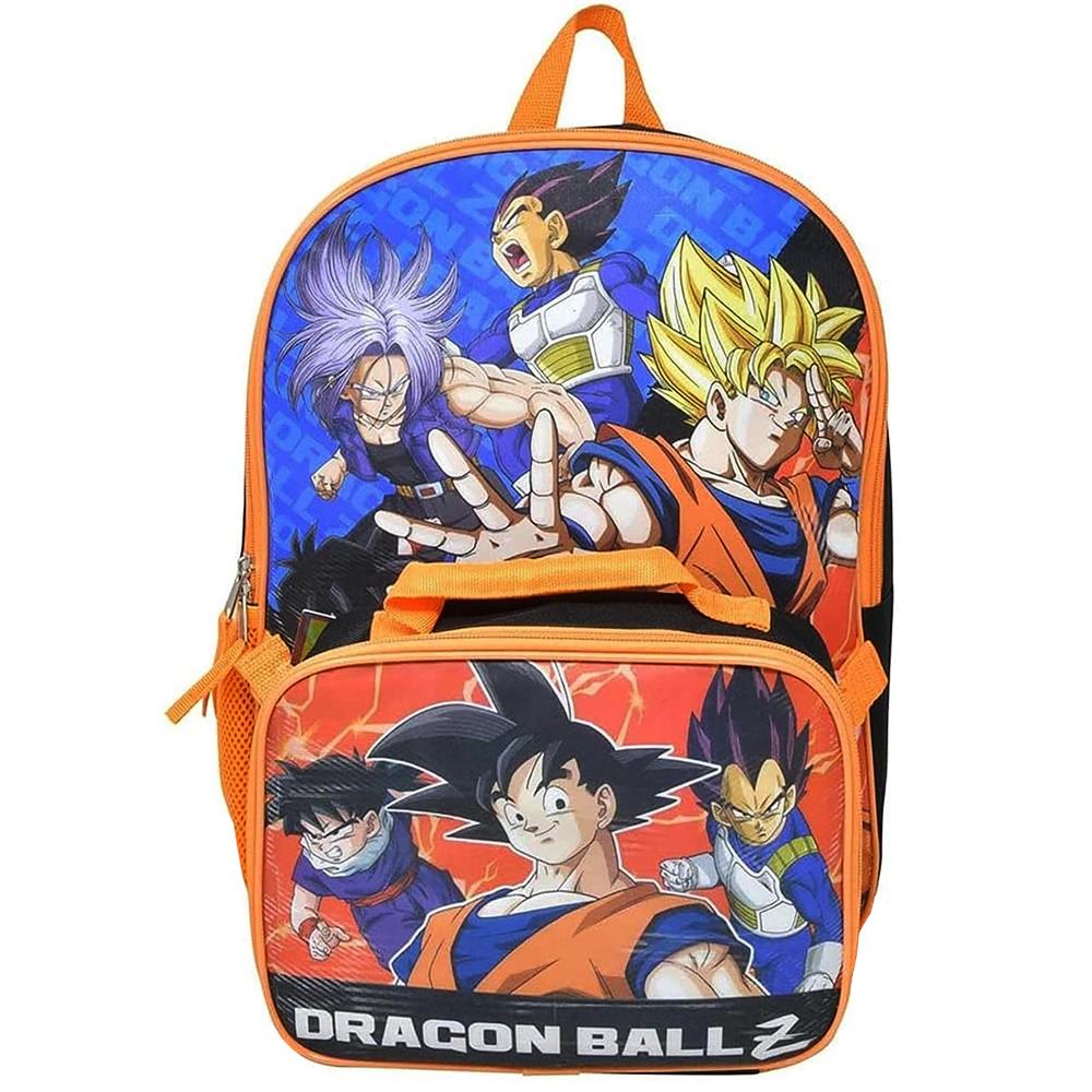 Bioworld Dragon Ball Z Backpack with Lunchbag – S&D Kids