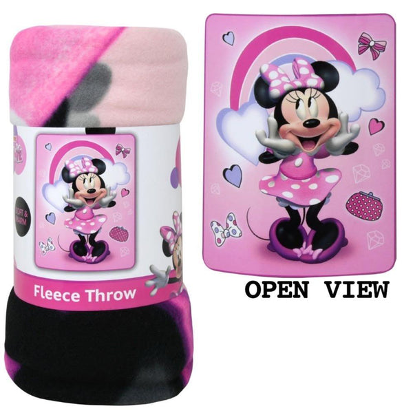 Minnie Mouse Fleece Throw, 45'' x 60'' – S&D Kids
