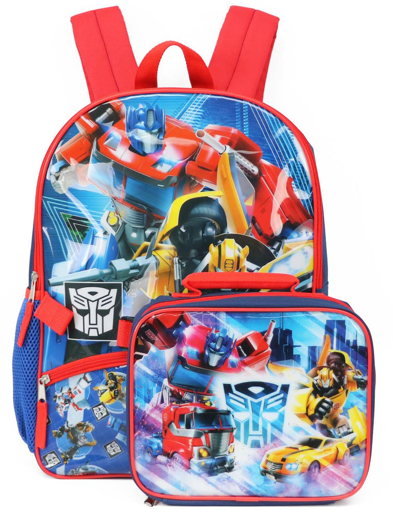 Transformers Full Size Backpack Lunchbox Set – S&D Kids
