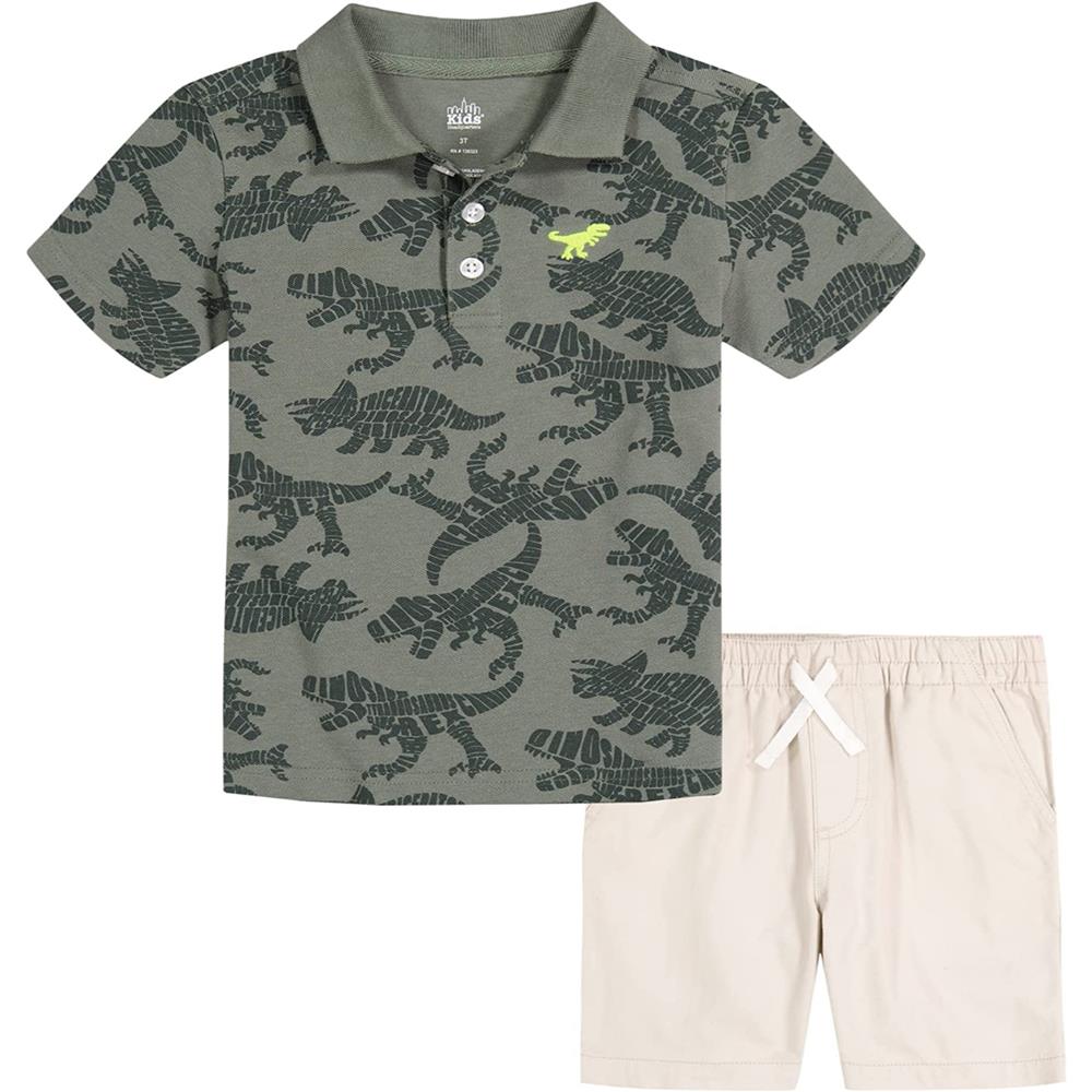 Kids Headquarters Boys 2 Pieces Polo Short Set – S&D Kids